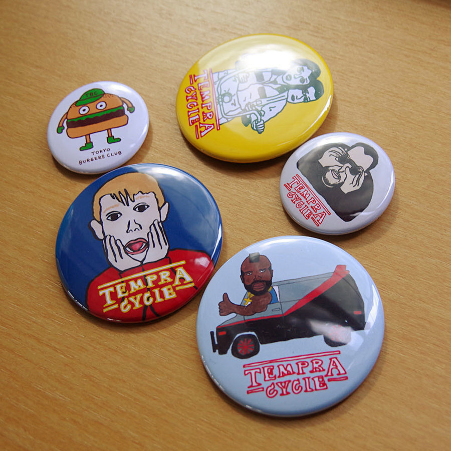 tempra cycle × RUI NAKAMURA バッジ 5個セット – tempra online store
