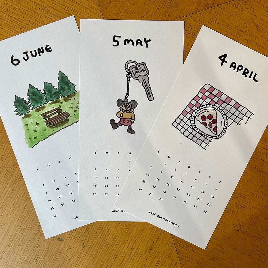 RUI NAKAMURA 2024 CALENDER – tempra online store