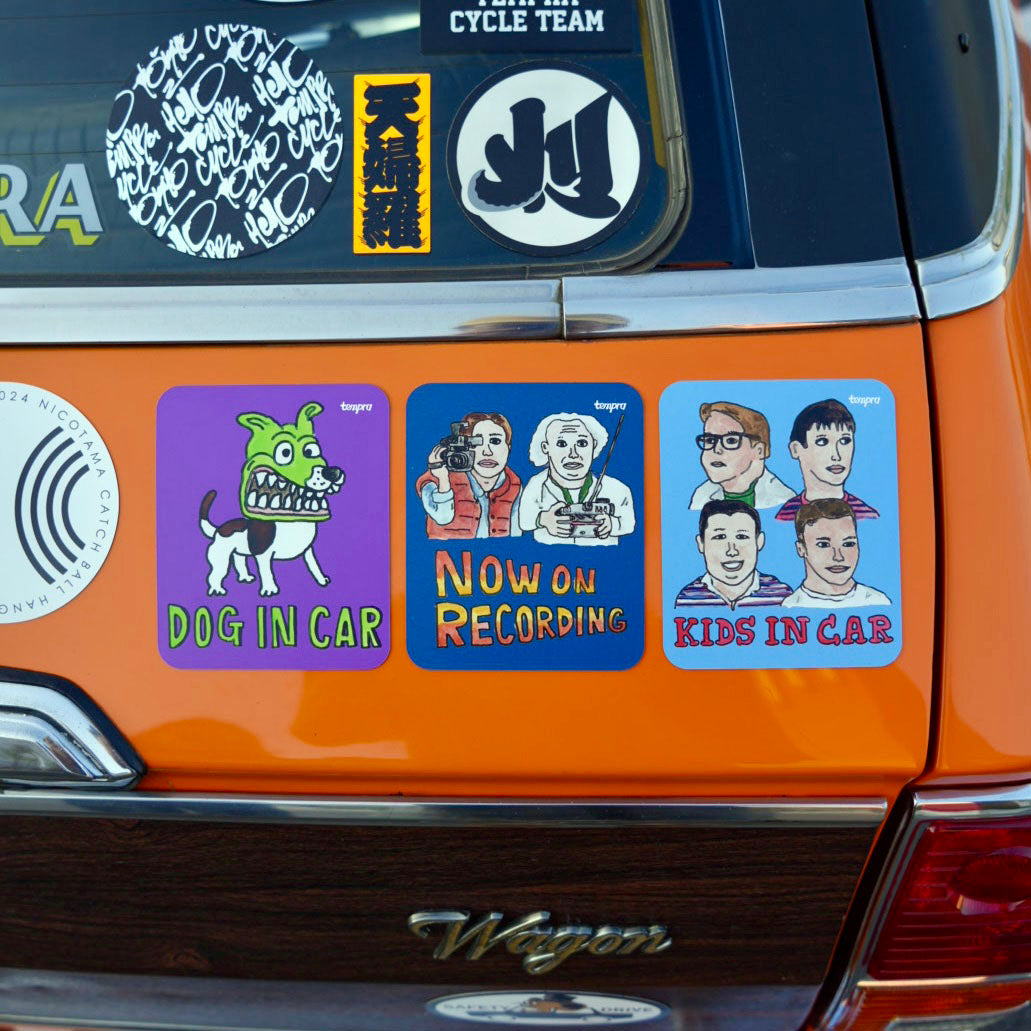 TEMPRA GARAGE カーマグネット / ステッカー Ver.2（ナカムラルイ / RUI NAKAMURA） – tempra ...